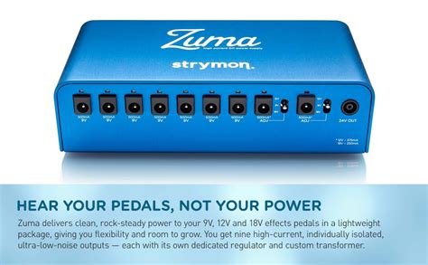 Strymon Zuma Fuente De Alimentación De Pedal De Cc Expandible De Alta