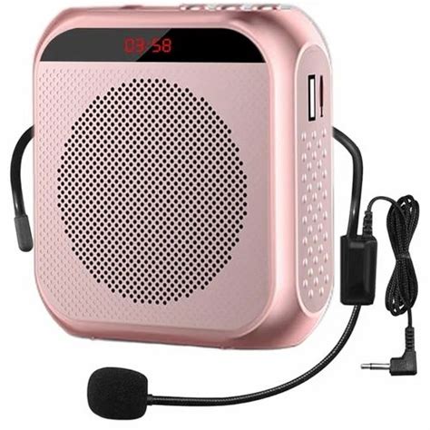 Voice Amplifier Microphone Headset Set 1800 Mah Usb Rechargeable