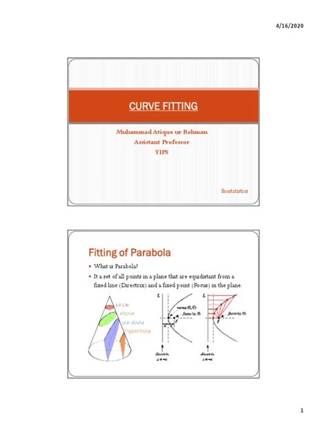 Lec 2 Curve Fitting 1 Pdf Equations Mathematical Analysis