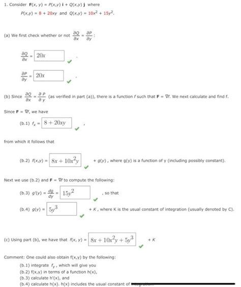Solved 1 Consider F X Y P X Y I Q X Y J Where