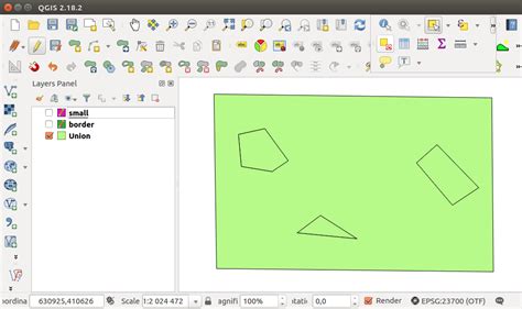 Creating Polygon In Empty Space From Other Polygons In Qgis