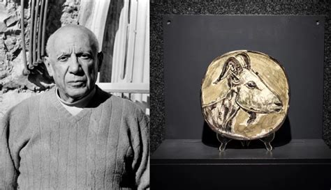 عرض أطباق وصحون خزفية لـ بيكاسو في مزاد بجنيف اعرف سعرها اليوم السابع