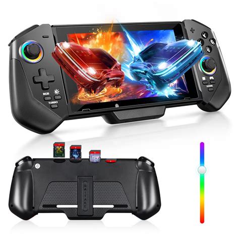 controller for switch oled inline gaming handle with 6 axis gyroscope