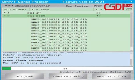 CGDI BMW Prog Program BMW F Series China Obd Tools Center