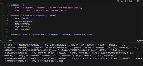 Logprobs Returning 99990 Bugs Openai Developer Community