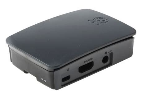 official raspberry pi 3 b case black grey