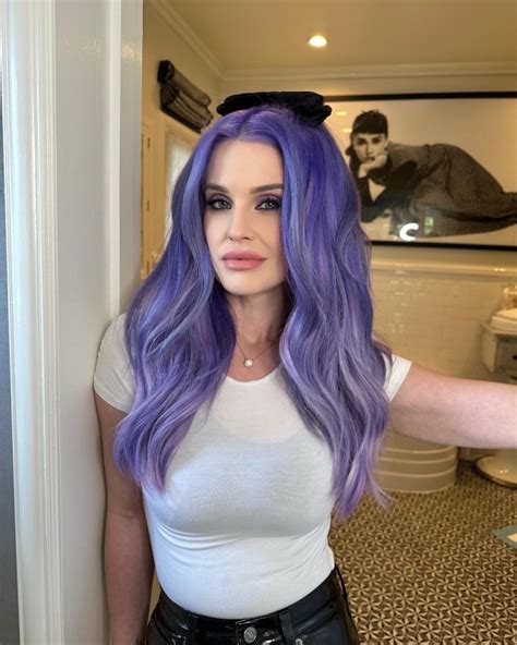 Image Tagged With Kelly Osbourne Purple Hair Celebrityxbabes On Tumblr