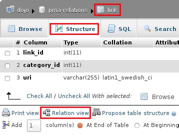 Relations PhpMyAdmin 5 2 2 Dev Documentation