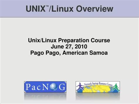 Ppt Unix ™ Linux Overview Powerpoint Presentation Free Download