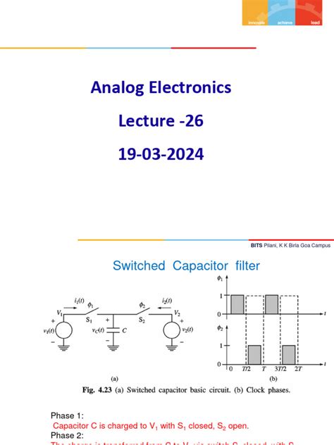 analog electronics lecture 27 21032024 pdf analog circuits
