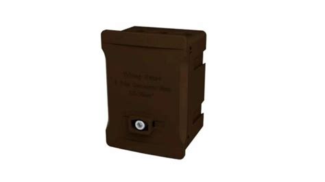 Single Pole 100a Terminal Block Brown Single Pole 100a Terminal Block Brown