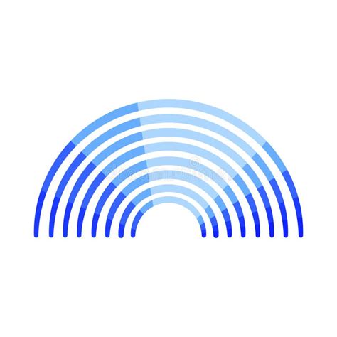 Amplitude Wireless Signal Wave Cartoon Vector Illustration Stock Vector