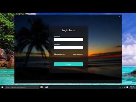 Login Form In C Windows Application Sentralisasi