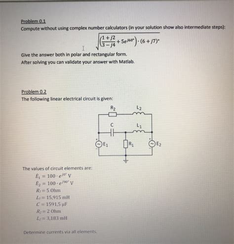 solved problem 0 1 compute without using complex number