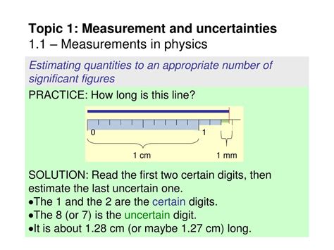 PPT Topic Measurement And Uncertainties Measurements In