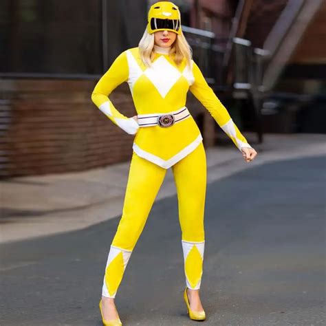 Mighty Morphin Yellow Costume Jackets Mob