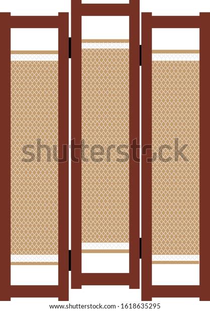 Room Divider Tree Panel Connected Display Stock Vector Royalty Free Shutterstock