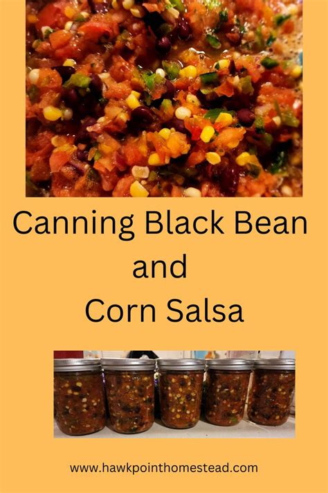 Canning Black Bean And Corn Salsa Recipe
