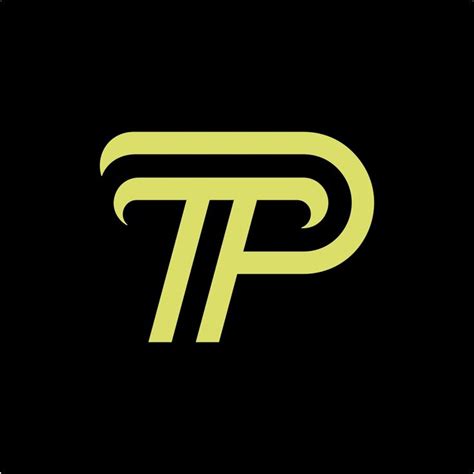 Letter Tp Pt Monogram Logo