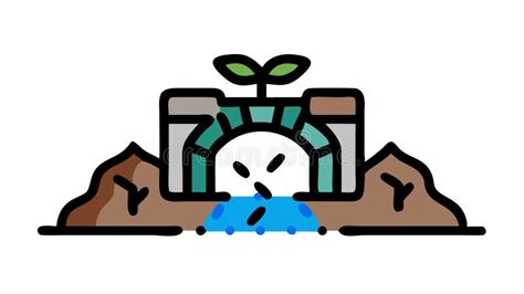 Plant With Water And Growth Sustainable Agriculture Vector Design Generative Ai Stock Vector