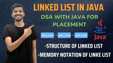 Structure Of Linked List Dsa Java Youtube