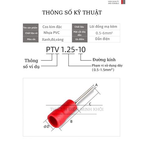 Mua Cos Kim Đặc Combo 100c Đầu Cos Pin Tròn đặc đầu Cốt Kim Bấm Nối