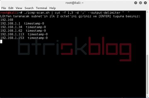 Kali Linux Bölüm 4 Shell Scripting ~ Btriskblog Pentest Iso27001 Ve Bt Denetimi Hakkında Her Şey