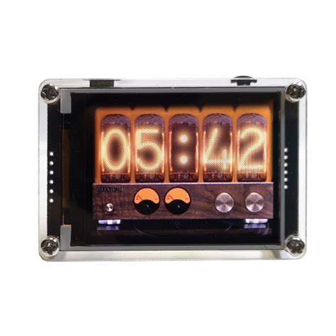 Geektone 2 4 Battery Powered Nixie Tube Clock Vu Meter Voice