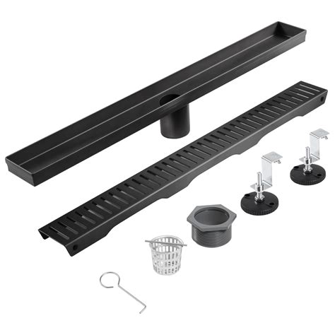 Vevor Linear Drain 304 Stainless Steel Floor Drain 36x2 75in Linear
