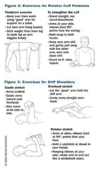 Rotator Cuff Exercises Handout