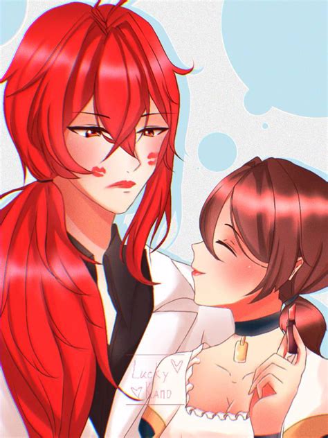 Lipstick Diluc X Donna Genshin Impact By Luckykanosan On Deviantart