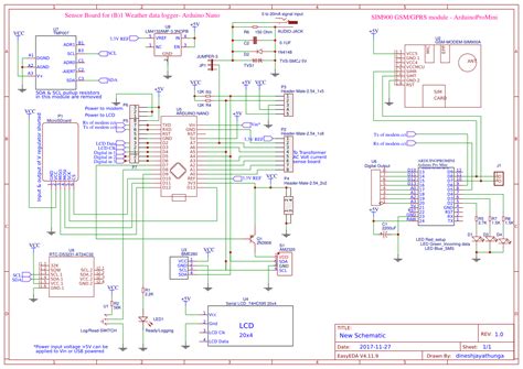 Arduino Pro Sensor Data Logger EasyEDA Open Source Hardware Lab