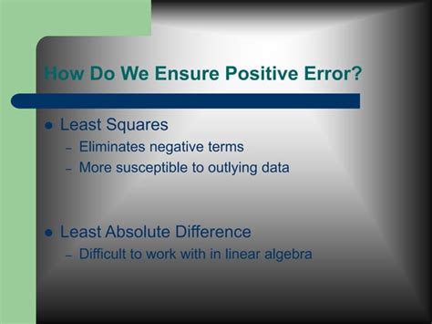 Linear Algebra Least Squares Ppt