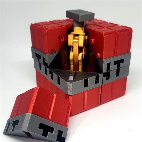 🤯 Exploding Tnt Minecraft・ Stl File For 3d Printing・cults
