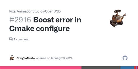 Boost Error In Cmake Configure · Issue 2916 · Pixaranimationstudios
