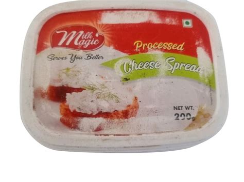 Milk Magic Processed Cheese Spread Packaging Size 200 Gram Packaging