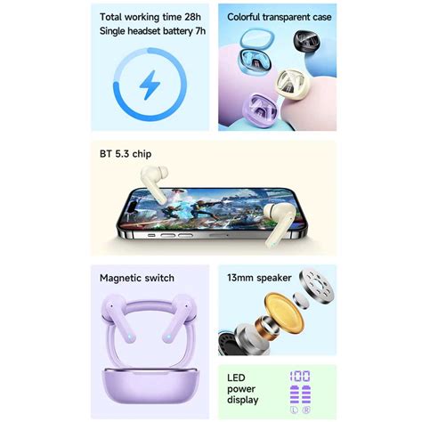 Hoco Eq Visible Tws Bluetooth Earbuds