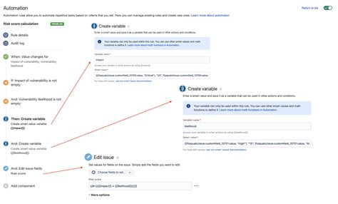 automation for jira using complex if else conditional logic with