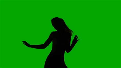 Sexual Dancing Girl Silhouette Stock Video Pond