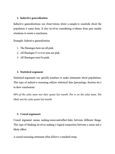 common patterns of inductive pdf inductive reasoning argument
