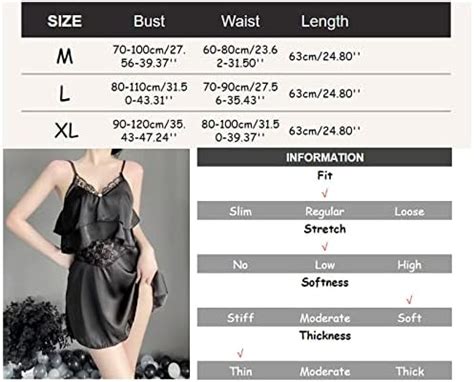 Negligee Damen Sexy Große Größen Klassische Reizwäsche Negligés Satin