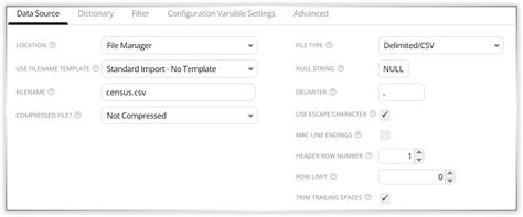 Import A Delimited Text File