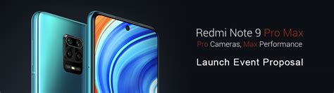 Redmi Note Pro Max Launch Proposal On Behance