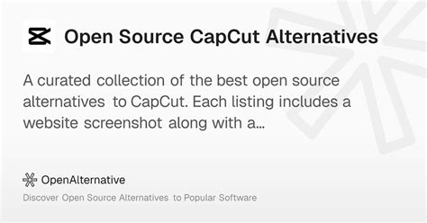 3 best open source capcut alternatives 2025