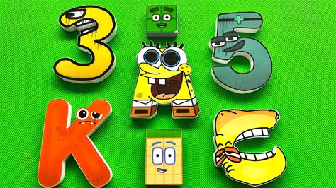 Cleaning Alphabet Lore And Numberblocks 97 Colors Asmr Satisfying Video 4 Youtube