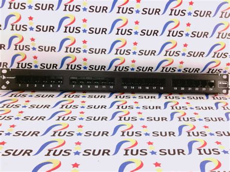Siemon Hd Series HD6 24 Cat6 Patch Panel 24 Port Category 6 Universal Wired Surpius