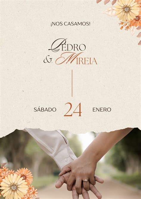 Plantillas De Marcos Para Invitaciones De Boda Online Gratis Canva