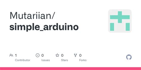 Github Mutariiansimplearduino