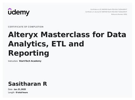sasitharan r on linkedin dataanalytics etl alteryx continuouslearning