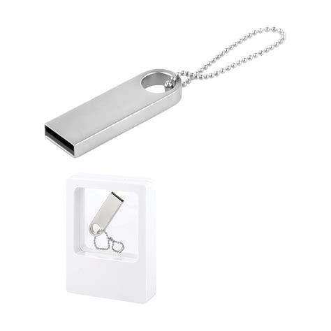 16 Gb Metal Keychain Usb 30 Memory Color Silver